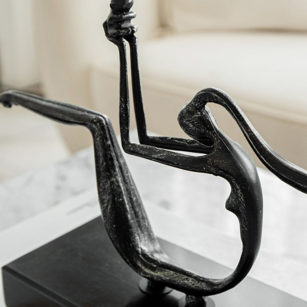 Candice Rodin - Marble Sculpture Made of Hand-Beaten Iron – Knot Home
